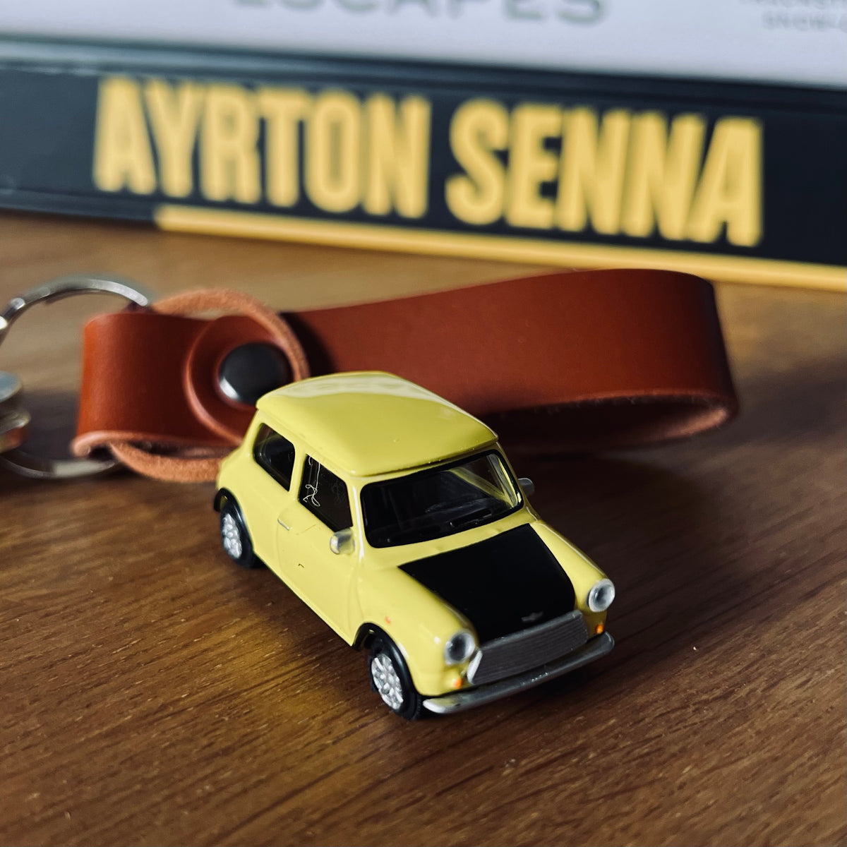 Brelok skórzany - Mini Cooper – garagista.pl